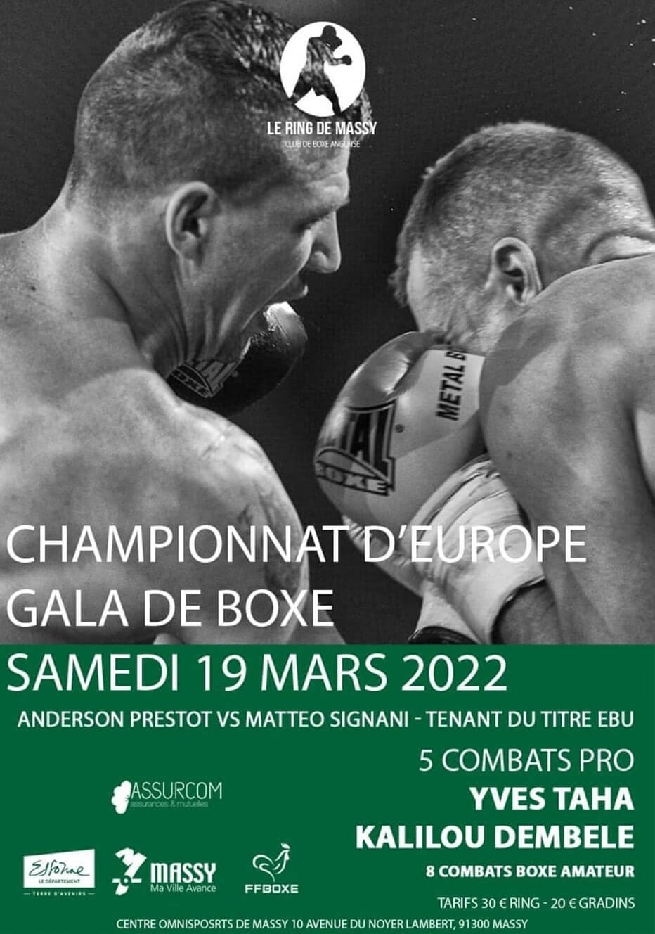 Évènements - Fédération Française de Boxe
