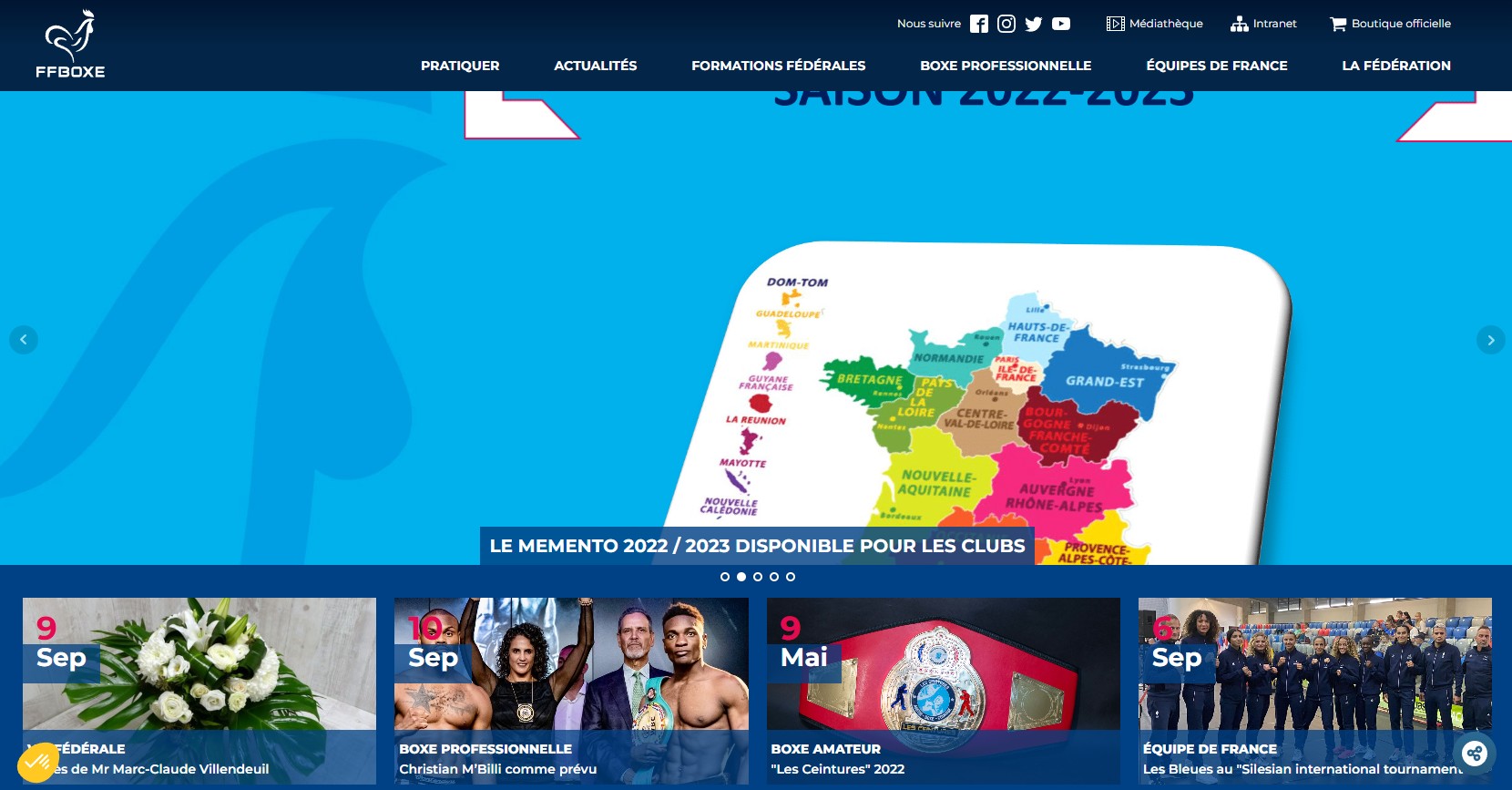 Un site fédéral optimisé - Fédération Française de Boxe Un site fédéral optimisé - Fédération Française de Boxe