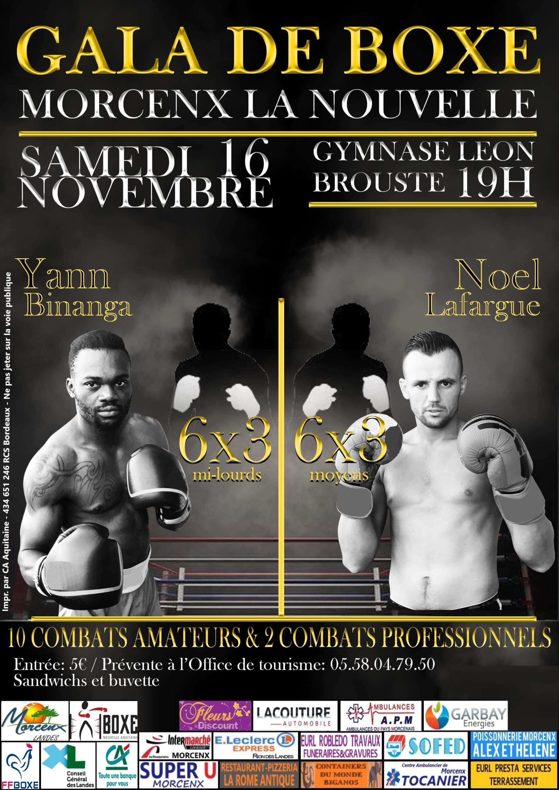 Boxe à Morcenx - Fédération Française de Boxe