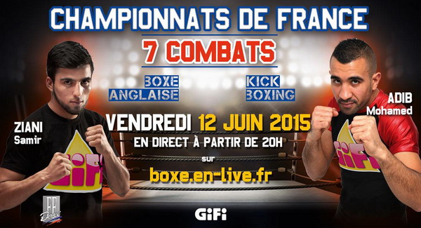Samir Ziani en défense - Fédération Française de Boxe