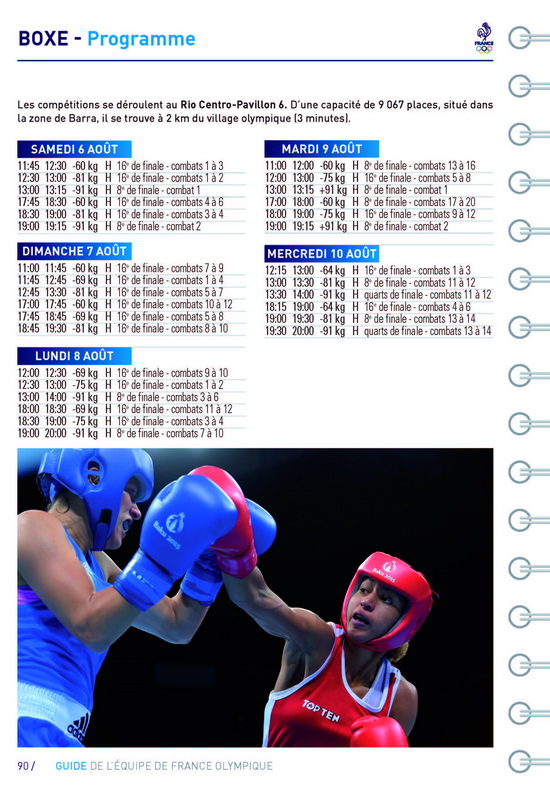 Programme des Bleu(e)s - Fédération Française de Boxe