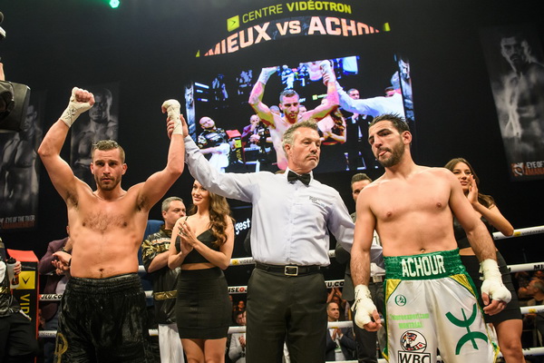 Achour battu aux points - Fédération Française de Boxe