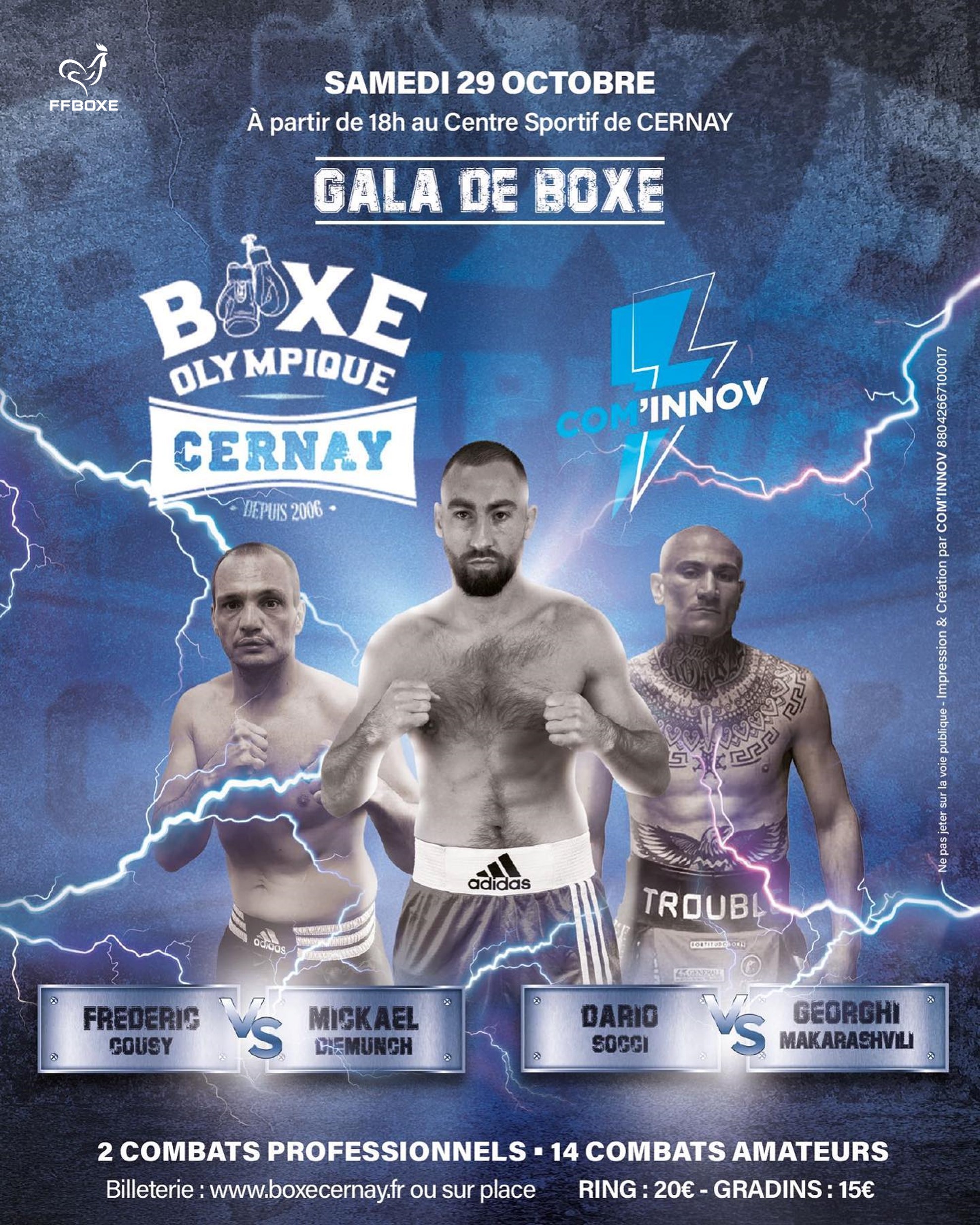 Boxe à Cernay - Fédération Française de Boxe