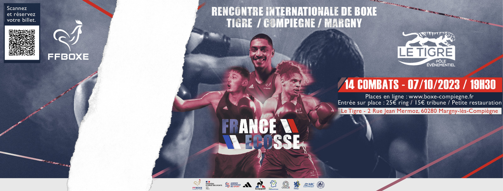 FRANCE vs ECOSSE ce samedi à Compiègne - Fédération Française de Boxe