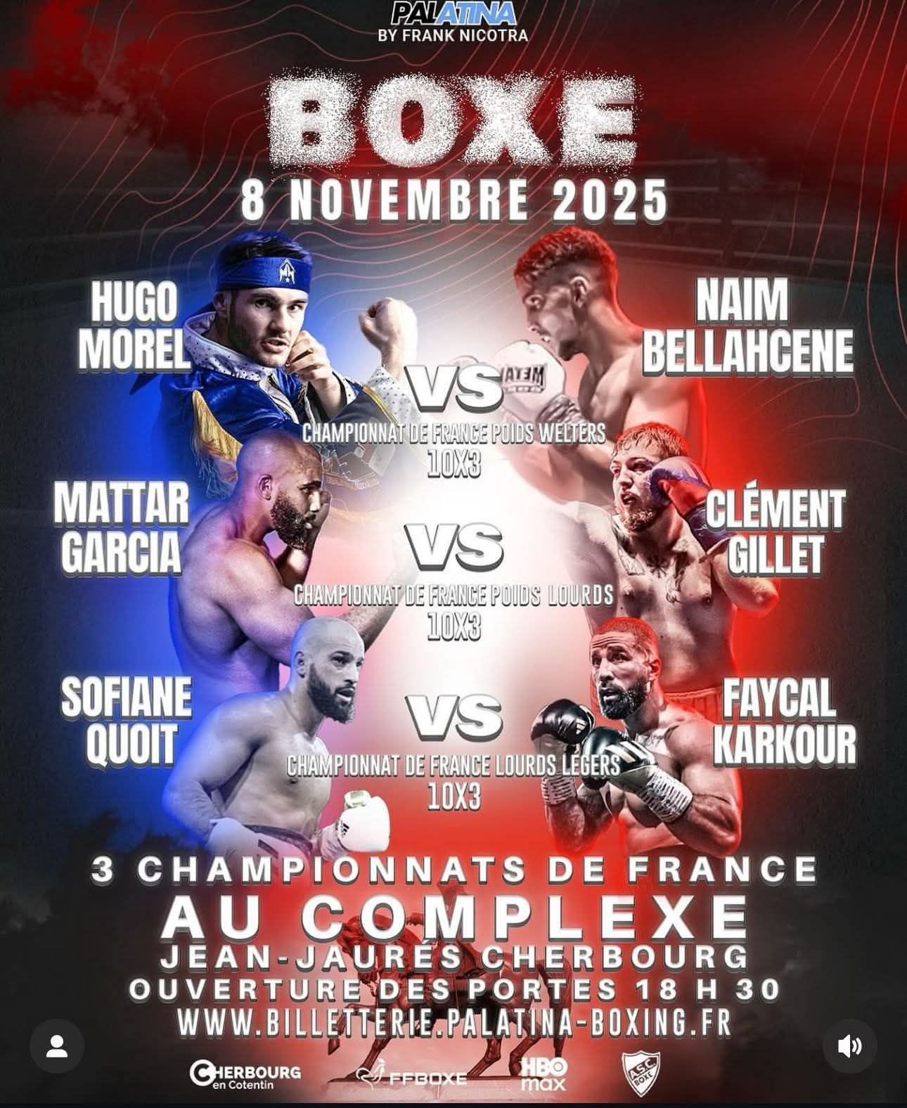 Trois championnats de France à Cherbourg - Fédération Française de Boxe