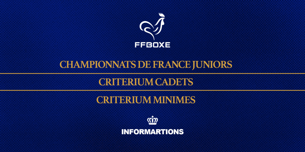 Compétitions nationales amateurs cadets, minimes, juniors 2026 ...